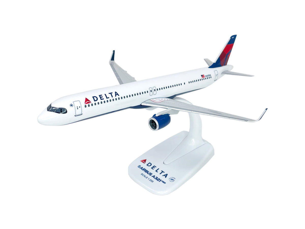 Flight Miniatures Delta (07-Cur) A321neo 1:200 Scale Model Airplane ...
